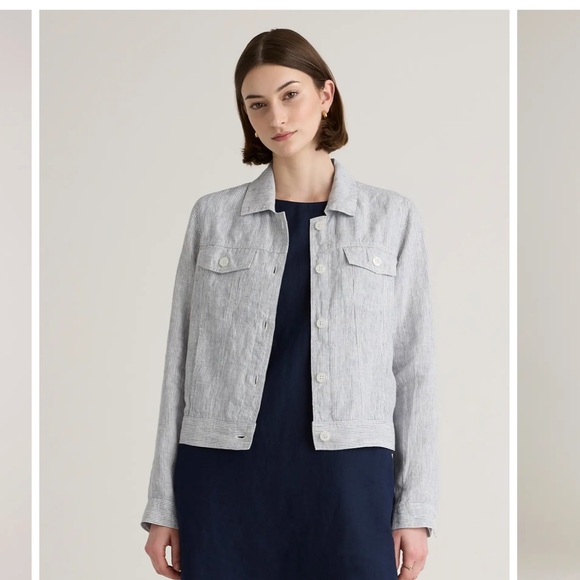 Quince | Jackets & Coats | New Quince 0 European Linen Jacket | Poshmark